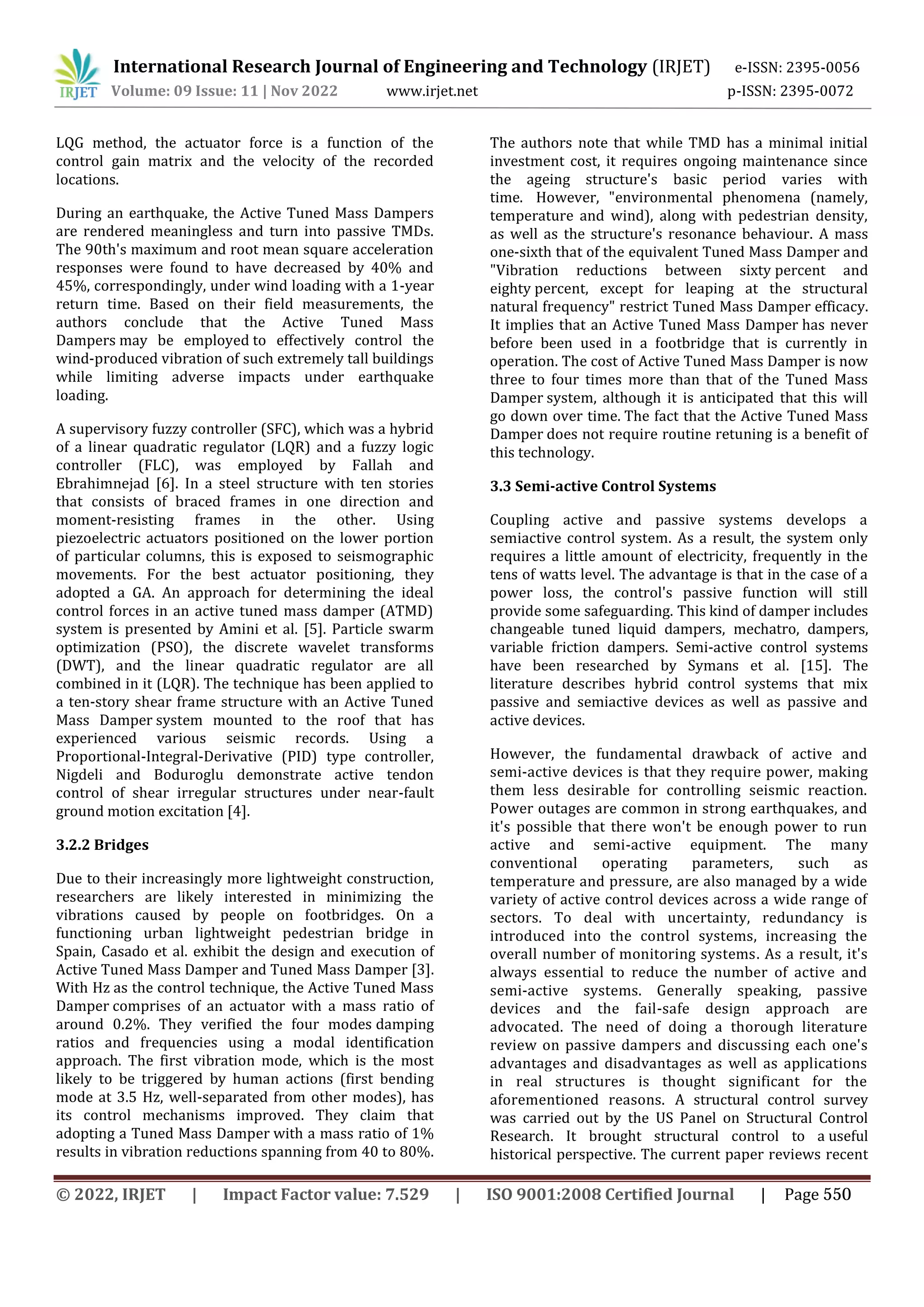 Detailed investigation on Seismic response of linear and nonlinear ...