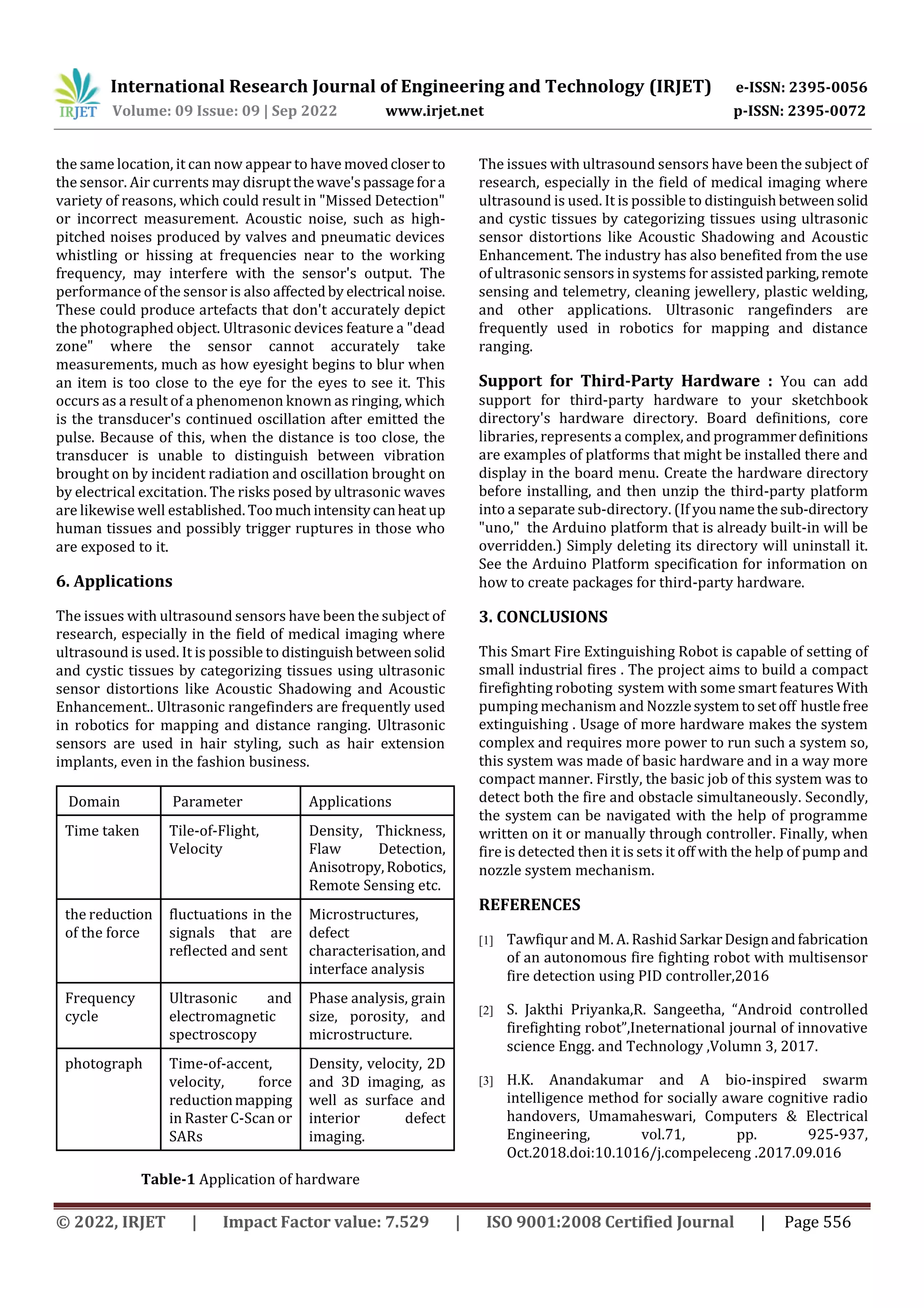 DESIGN AND DEVELOPMENT OF RANGE CONTROL FIRE EXTINGUISHING SYSTEM | PDF