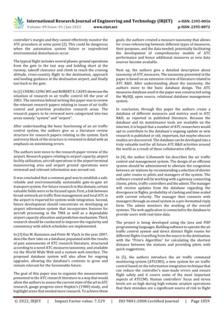 Air Traffic Control Database Management System for Seamless Transit | PDF | Databases | Computer ...