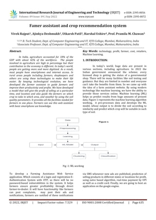 Famer assistant and crop recommendation system | PDF