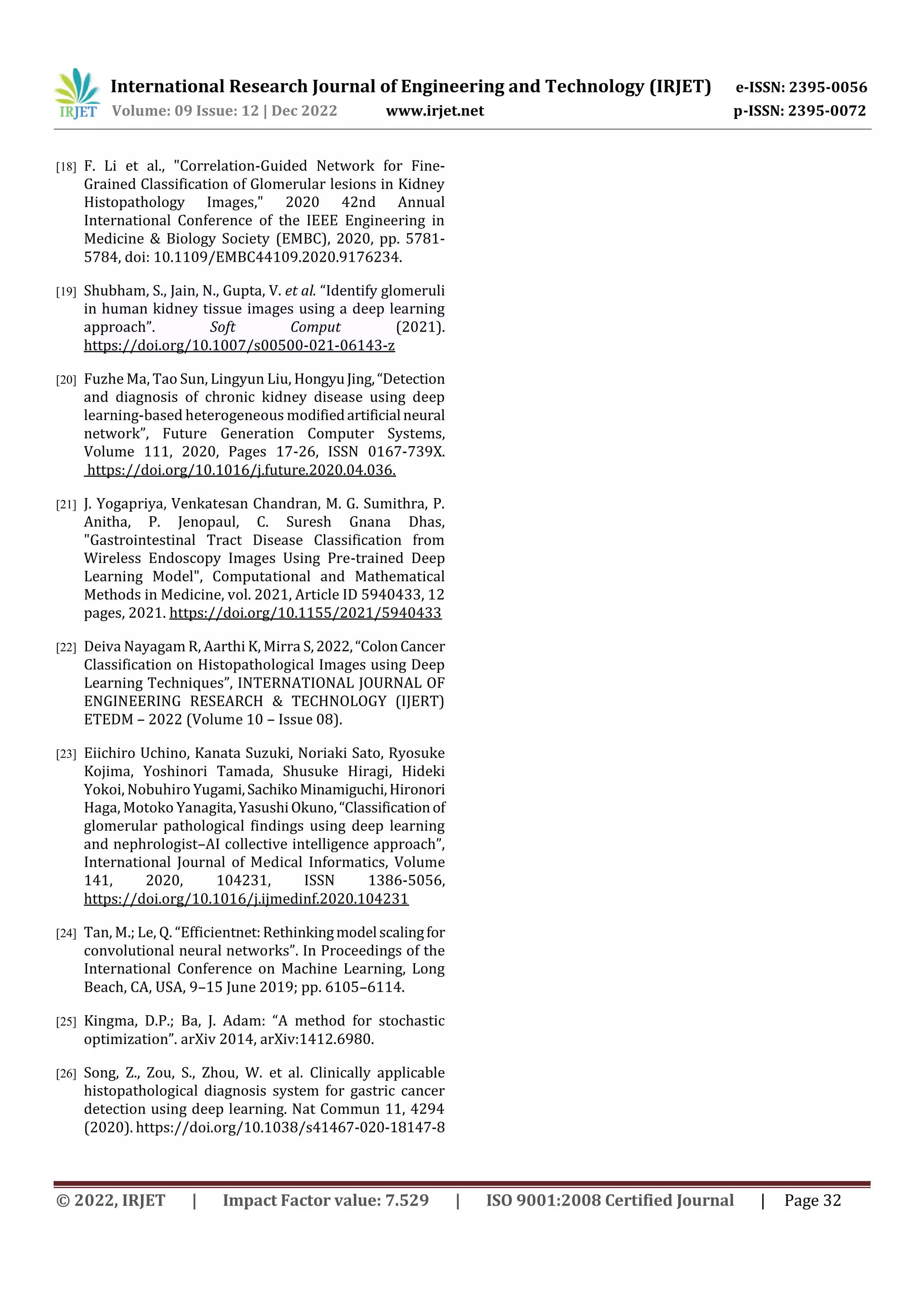 Generalized deep learning model for Classification of Gastric, Colon ...