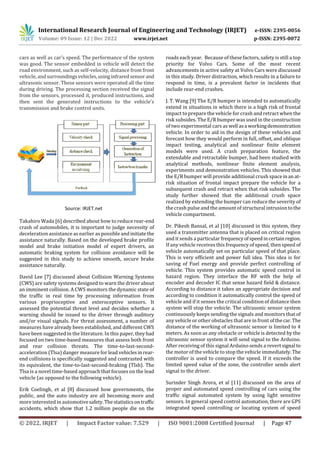Design And Development of Speed-Breaker Detection and Automatic Speed ...