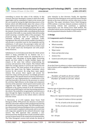 Design And Development of Speed-Breaker Detection and Automatic Speed Control System in Vehicle ...