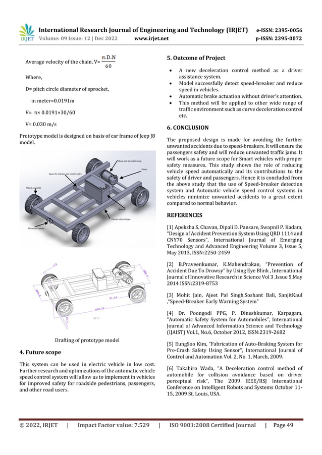 Design And Development of Speed-Breaker Detection and Automatic Speed Control System in Vehicle ...