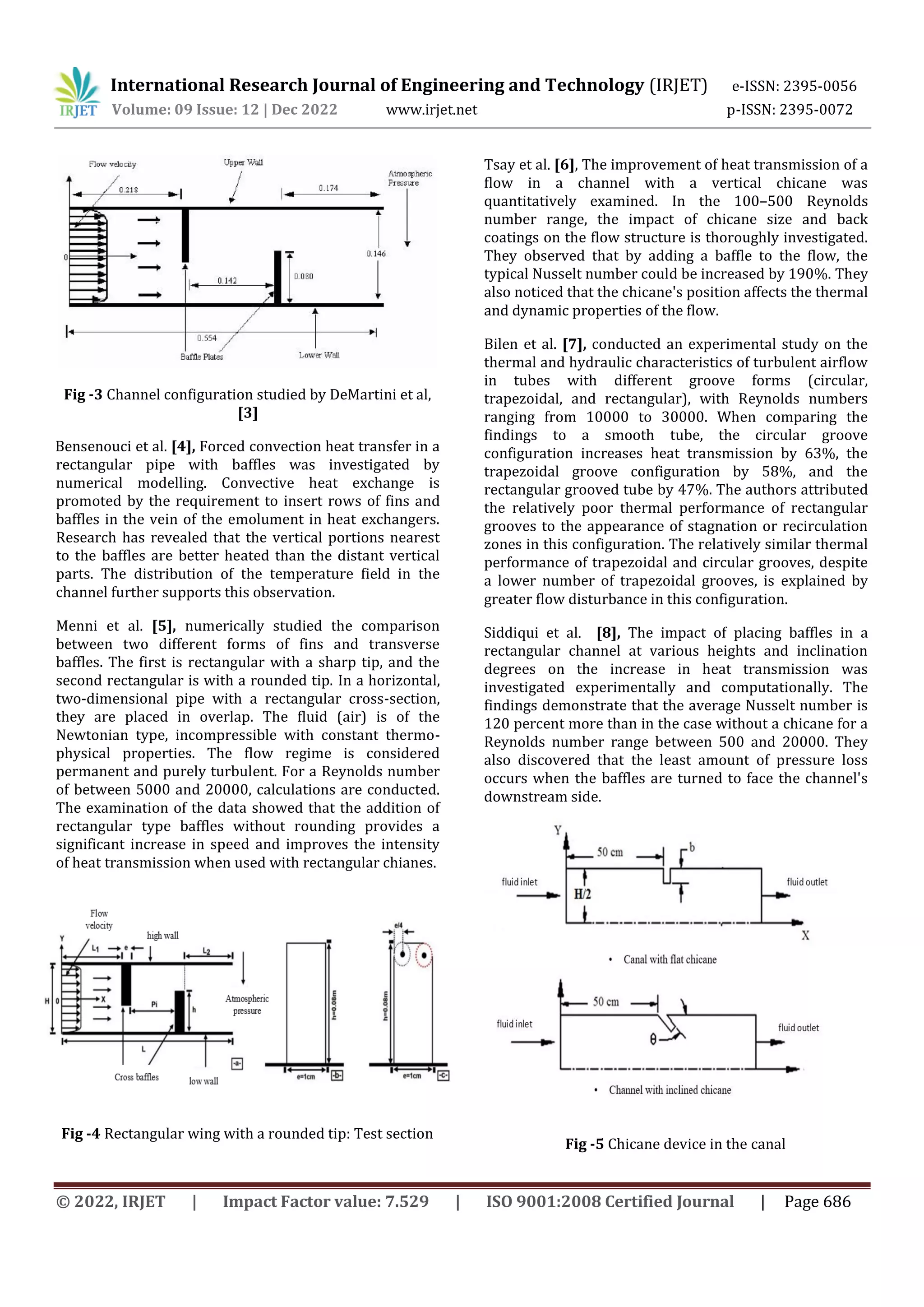 Review Over The Effects Of Baffle Orientation And Shape Factor Over Pressure Drop And Heat ...