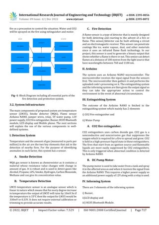 Bluetooth Based Fire Detection and Robust Protection System By Using Arduino | PDF