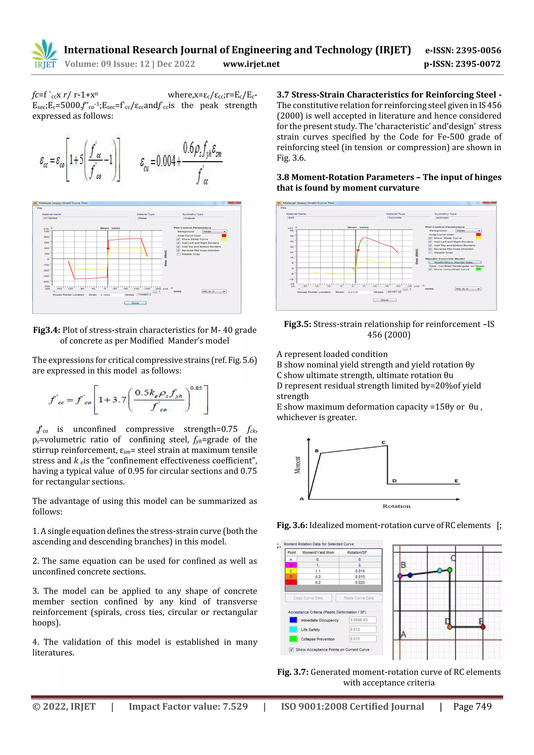Non-Linear Static Analysis of Reinforced Concrete Bridge | PDF