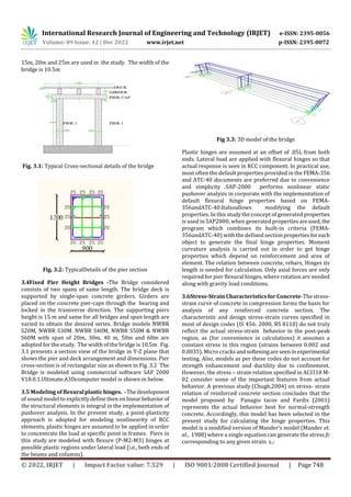 Non-Linear Static Analysis of Reinforced Concrete Bridge | PDF