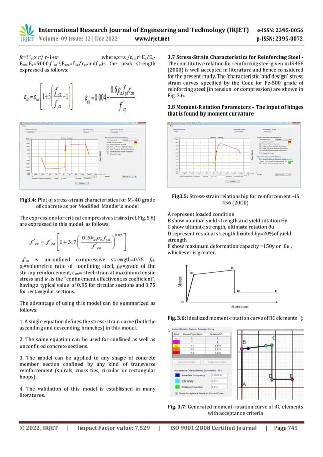 Non-Linear Static Analysis of Reinforced Concrete Bridge | PDF