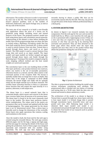 Web Application for House Price Prediction | PDF