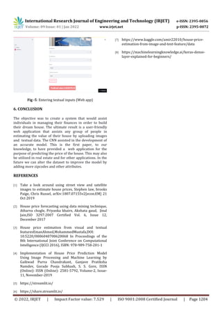 Web Application for House Price Prediction | PDF