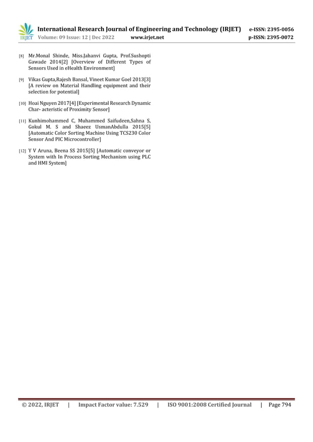 Design & Fabrication of Electro-Pneumatic Gantry Type Sorting Robot | PDF | Robotics ...