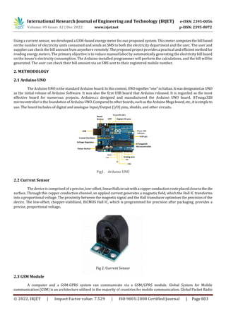 ENERGY METER READING SYSTEM WITH AUTOMATIC BILLING USING CLOUD | PDF