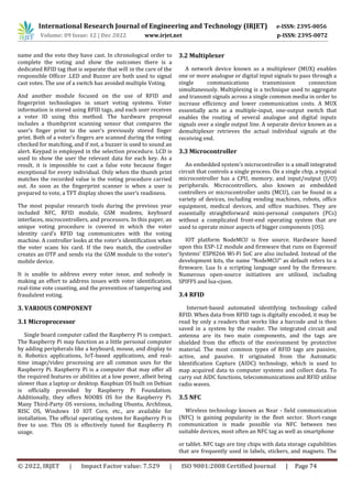 REVIEW OF NFC BASED VOTING SYSTEM | PDF