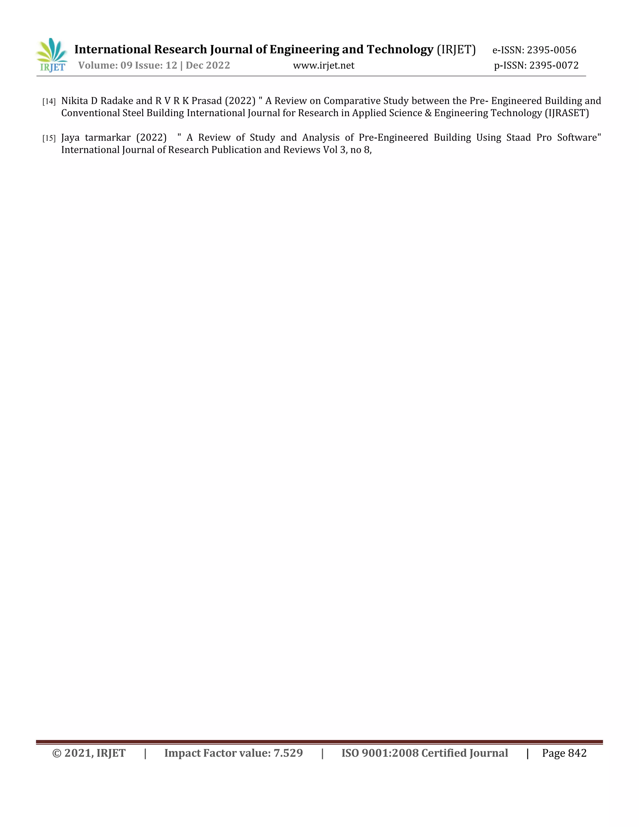 Pre Engineered Structure study: A review | PDF