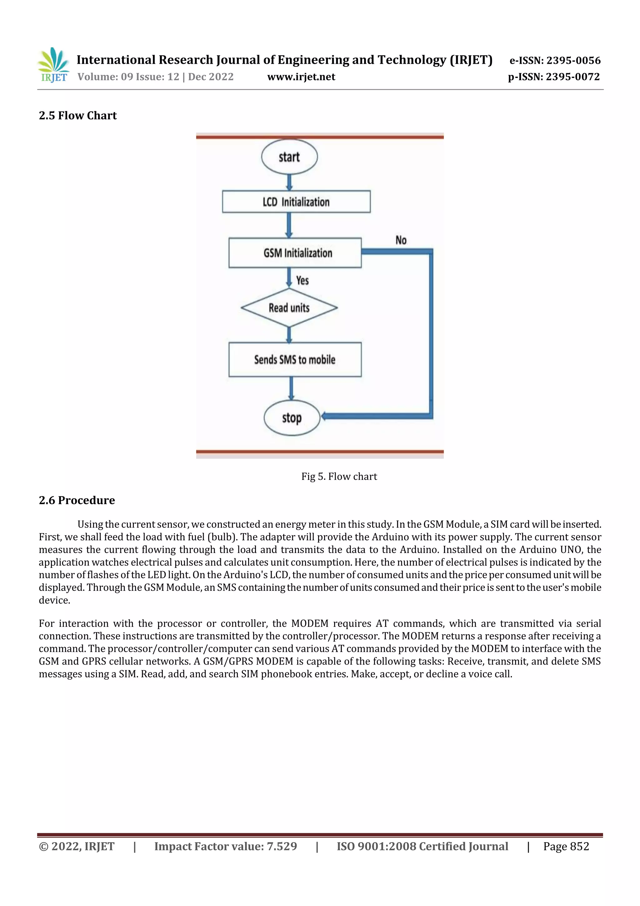 ENERGY METER READING SYSTEM WITH AUTOMATIC BILLING USING CLOUD | PDF