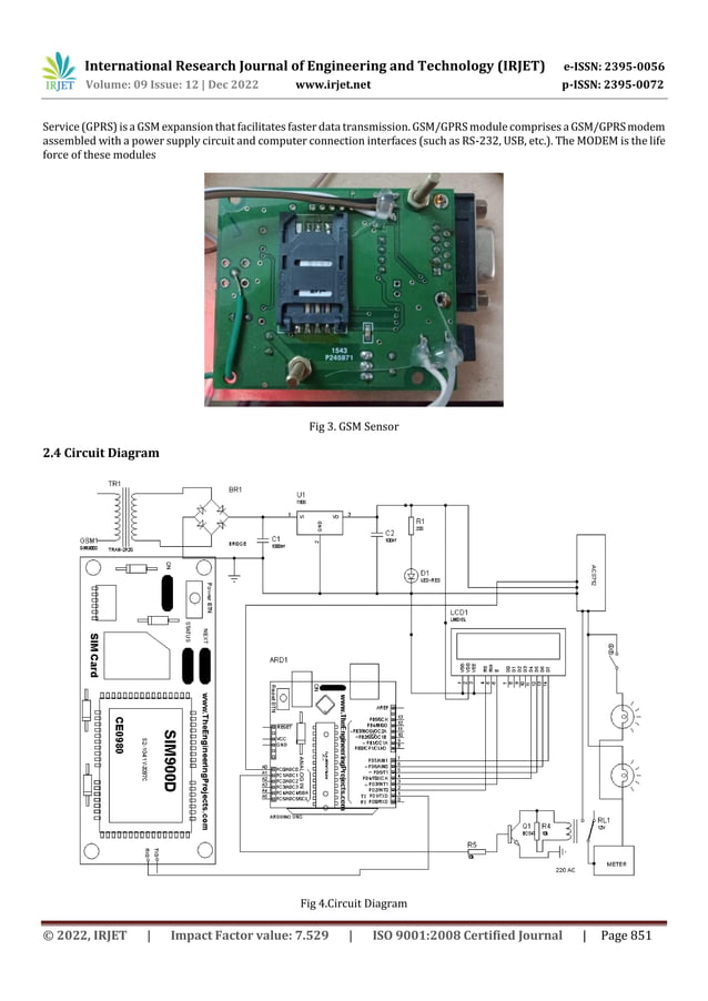 ENERGY METER READING SYSTEM WITH AUTOMATIC BILLING USING CLOUD | PDF