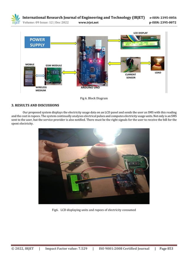 ENERGY METER READING SYSTEM WITH AUTOMATIC BILLING USING CLOUD | PDF