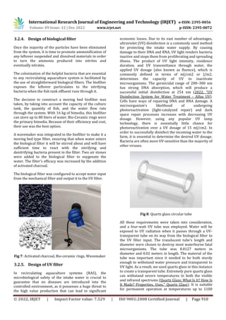 System design, sustainable production and water quality research for ...