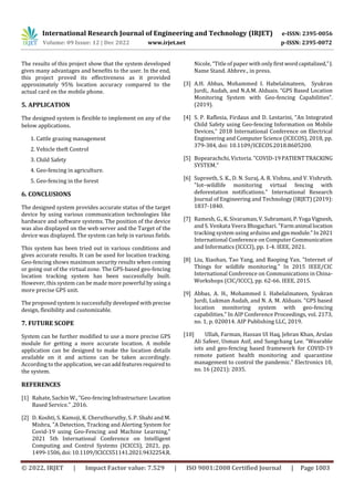 Implementation of Geo-fencing to monitor a specific target using Point ...