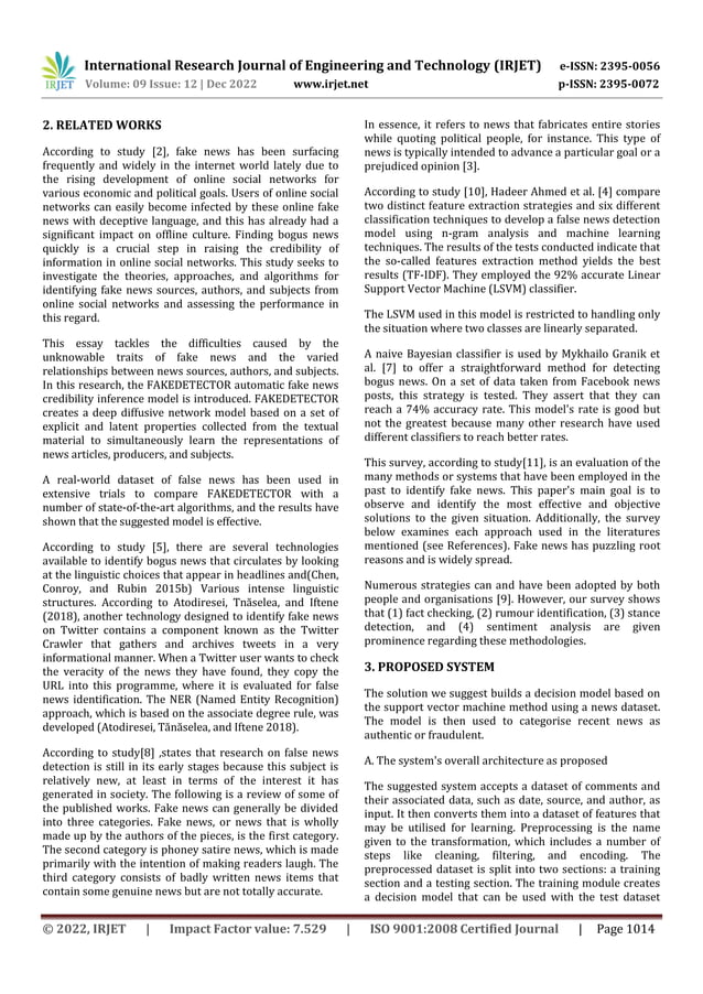 Fake News Detection Using Machine Learning | PDF