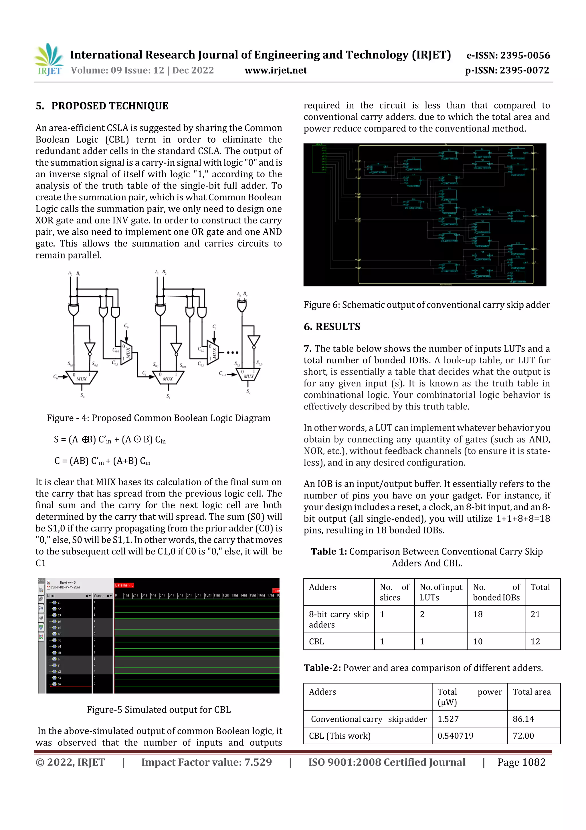 Design and Implementation of Different types of Carry skip adder | PDF