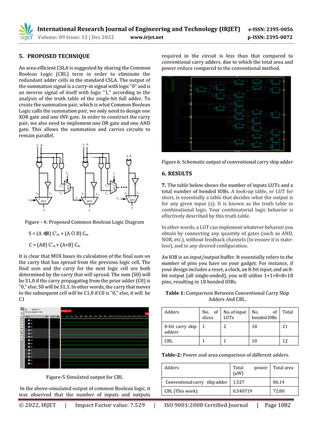 Design and Implementation of Different types of Carry skip adder | PDF