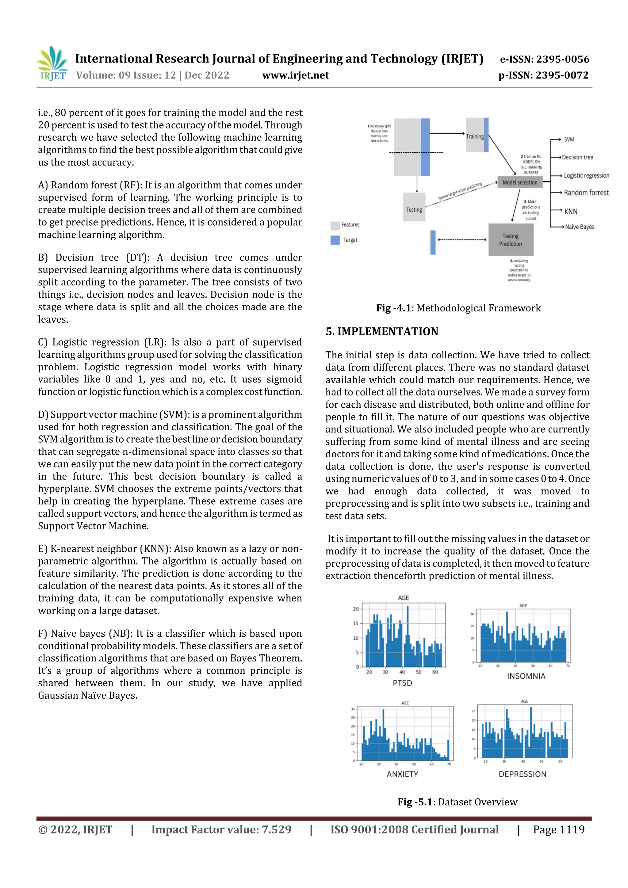Mental Health Prediction Using Machine Learning | PDF