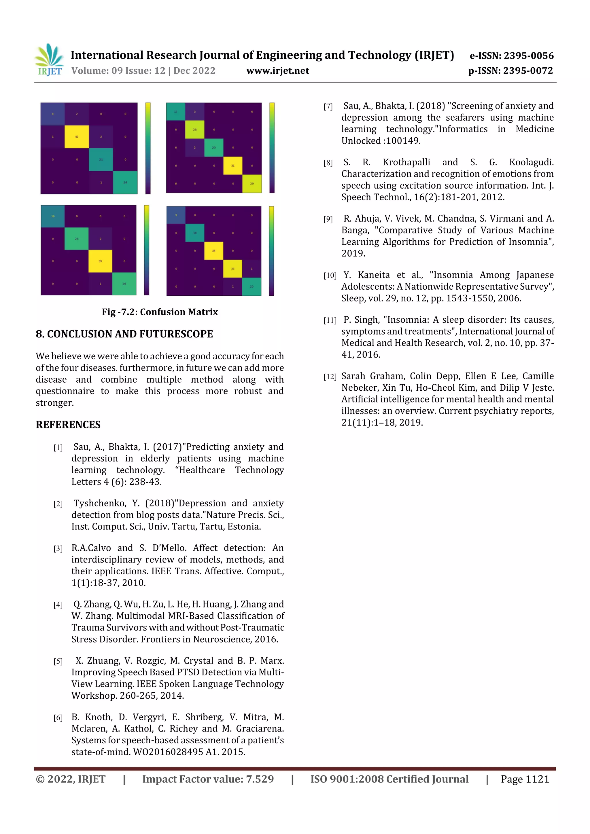 Mental Health Prediction Using Machine Learning | PDF
