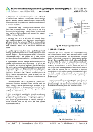 Mental Health Prediction Using Machine Learning | PDF