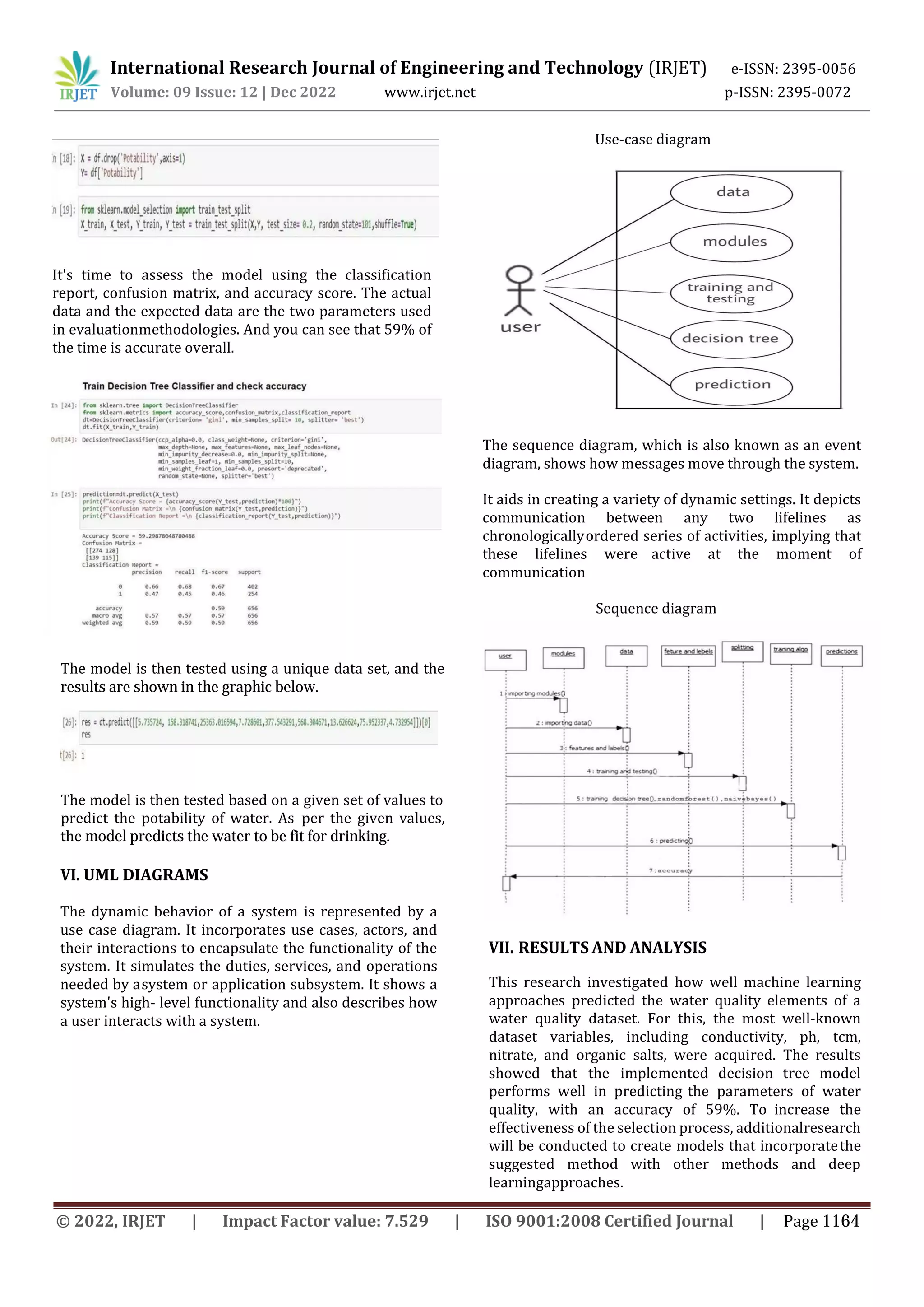 Water Quality Prediction using Machine Learning | PDF