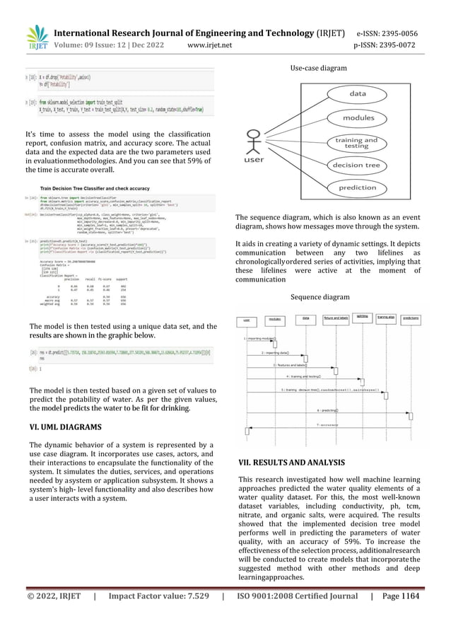 Water Quality Prediction using Machine Learning | PDF