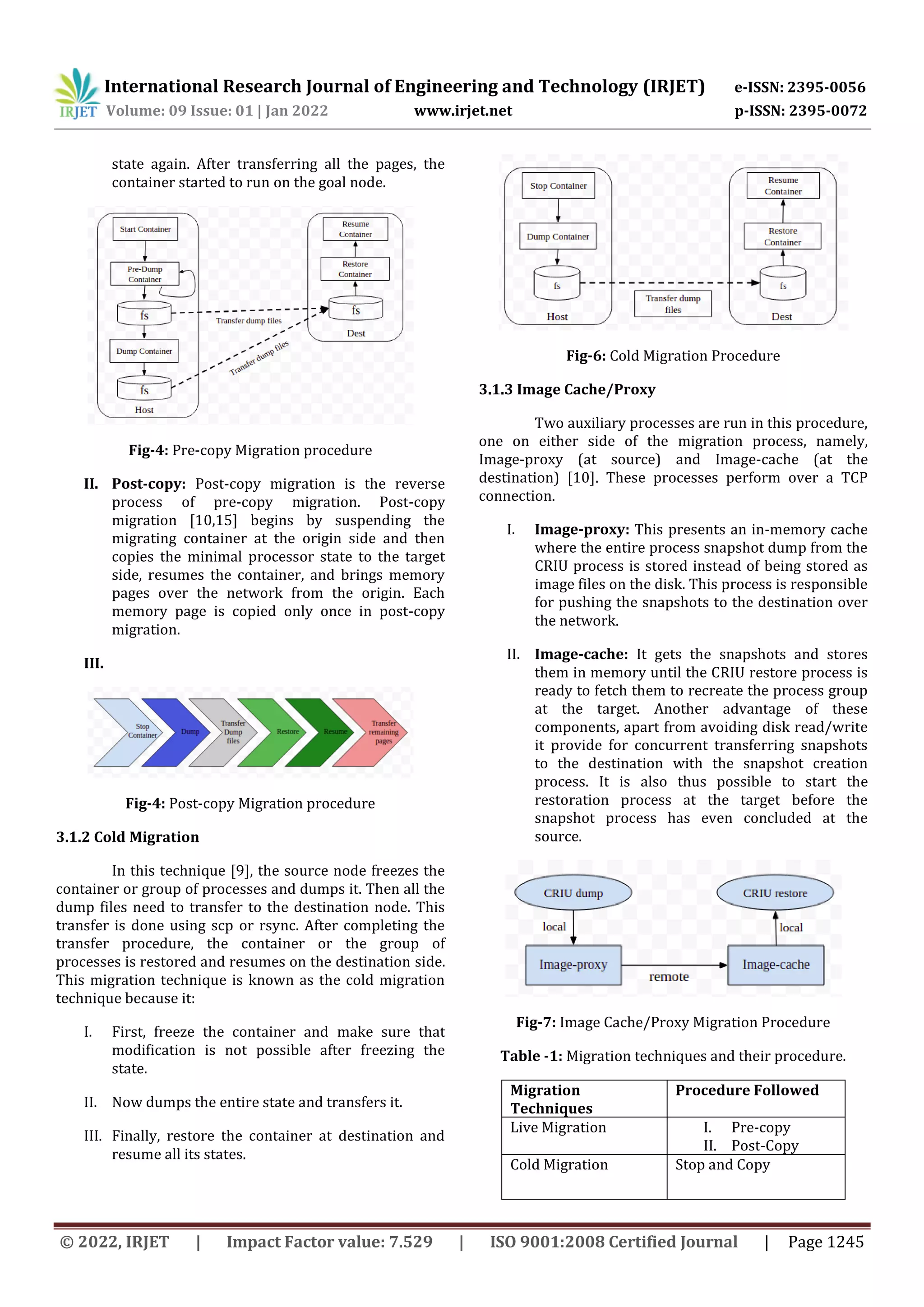 Understanding Migration Mechanisms of Containers using CRIU | PDF | Operating Systems | Computer ...