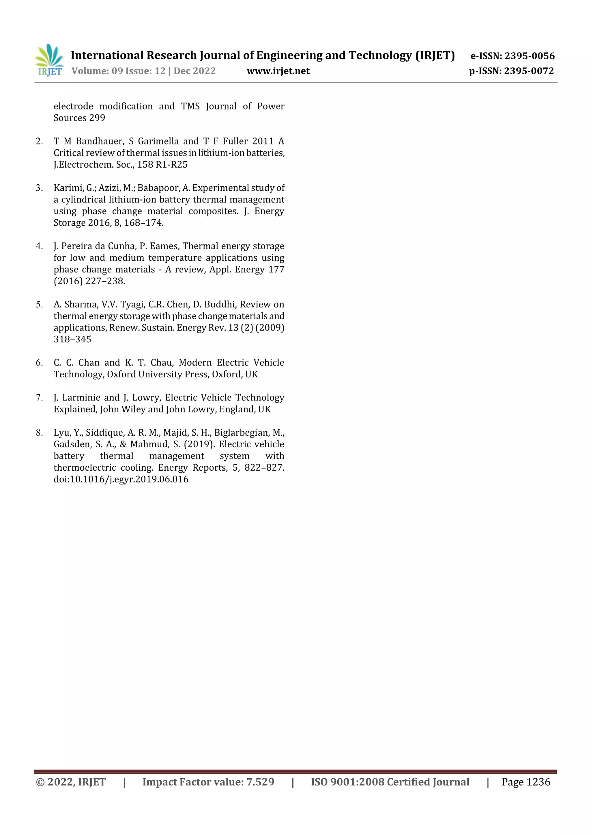 THERMAL MANAGEMENT IN EV | PDF