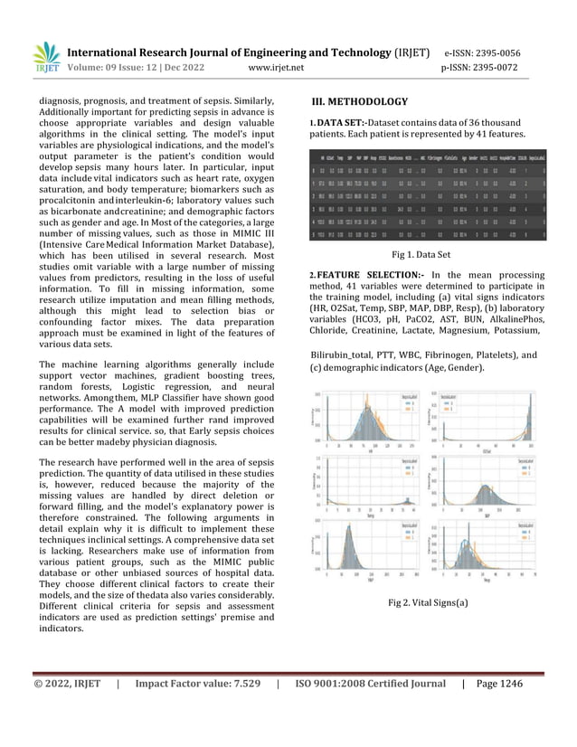 Sepsis Prediction Using Machine Learning Pdf