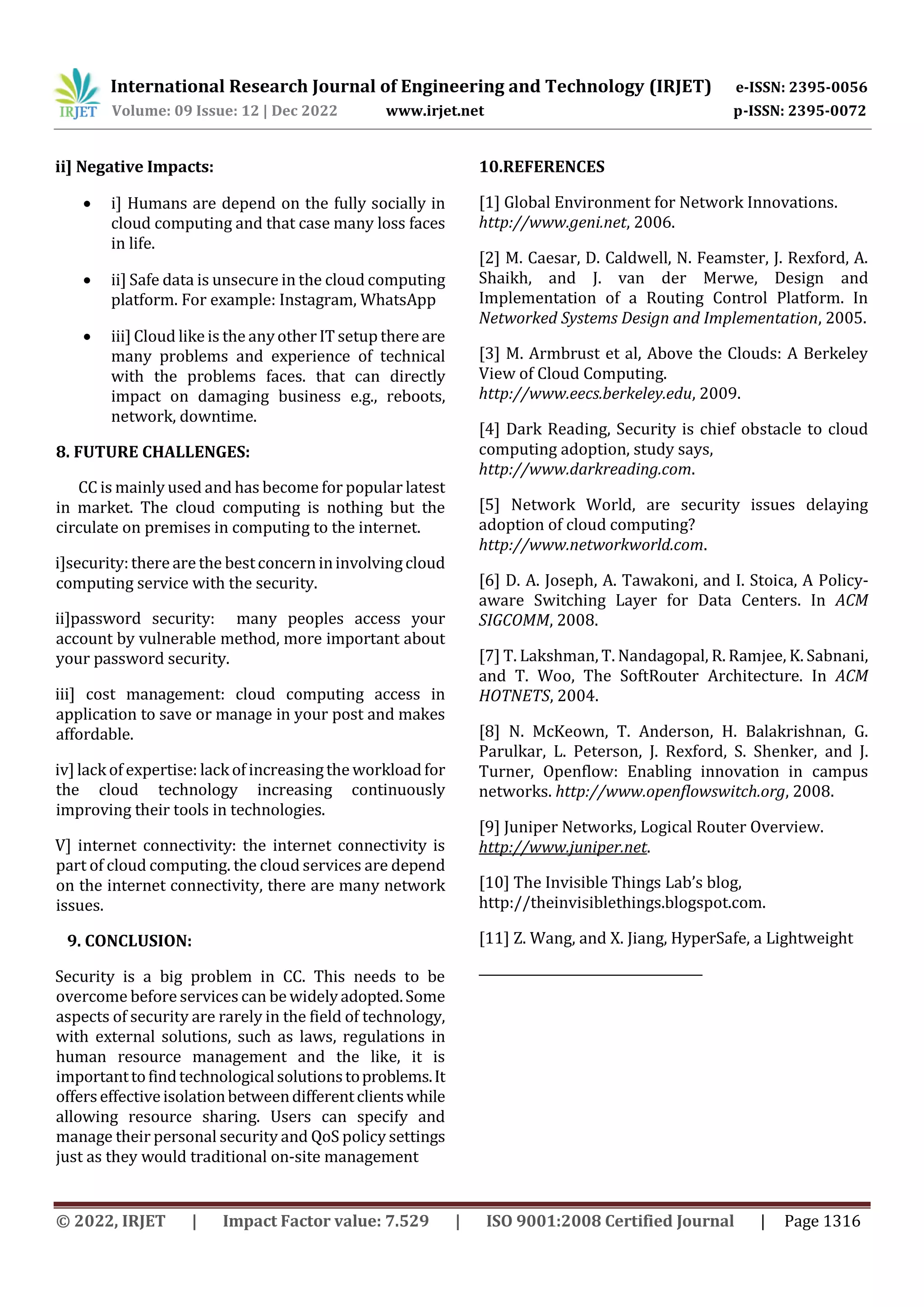 Secure Cloud Computing | PDF