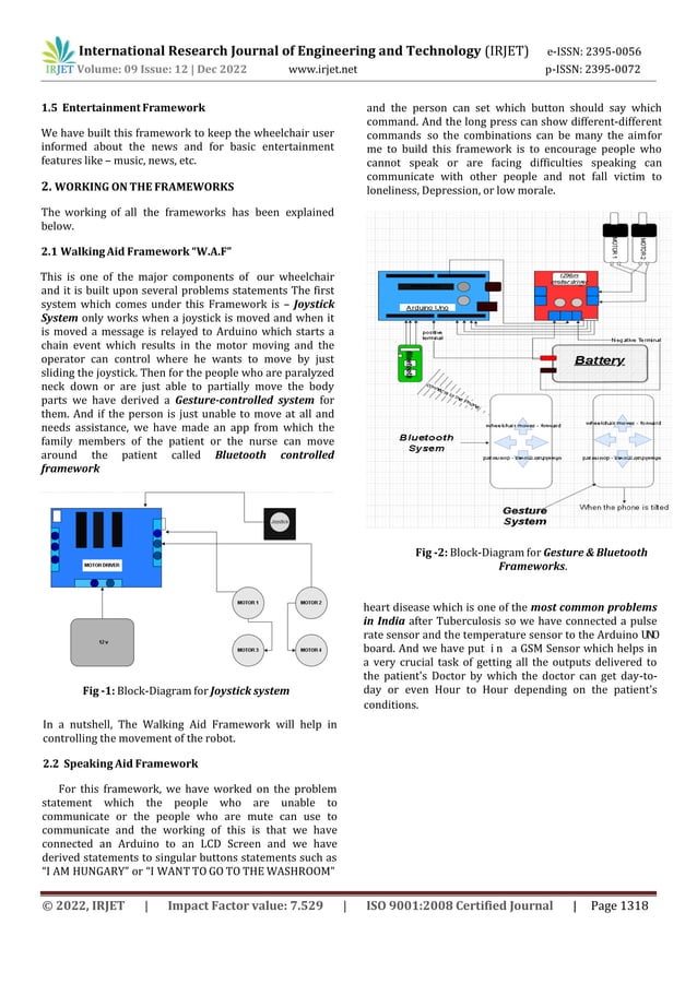 “Manzil” The Smart Wheelchair | PDF