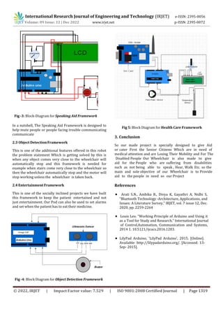 “Manzil” The Smart Wheelchair | PDF