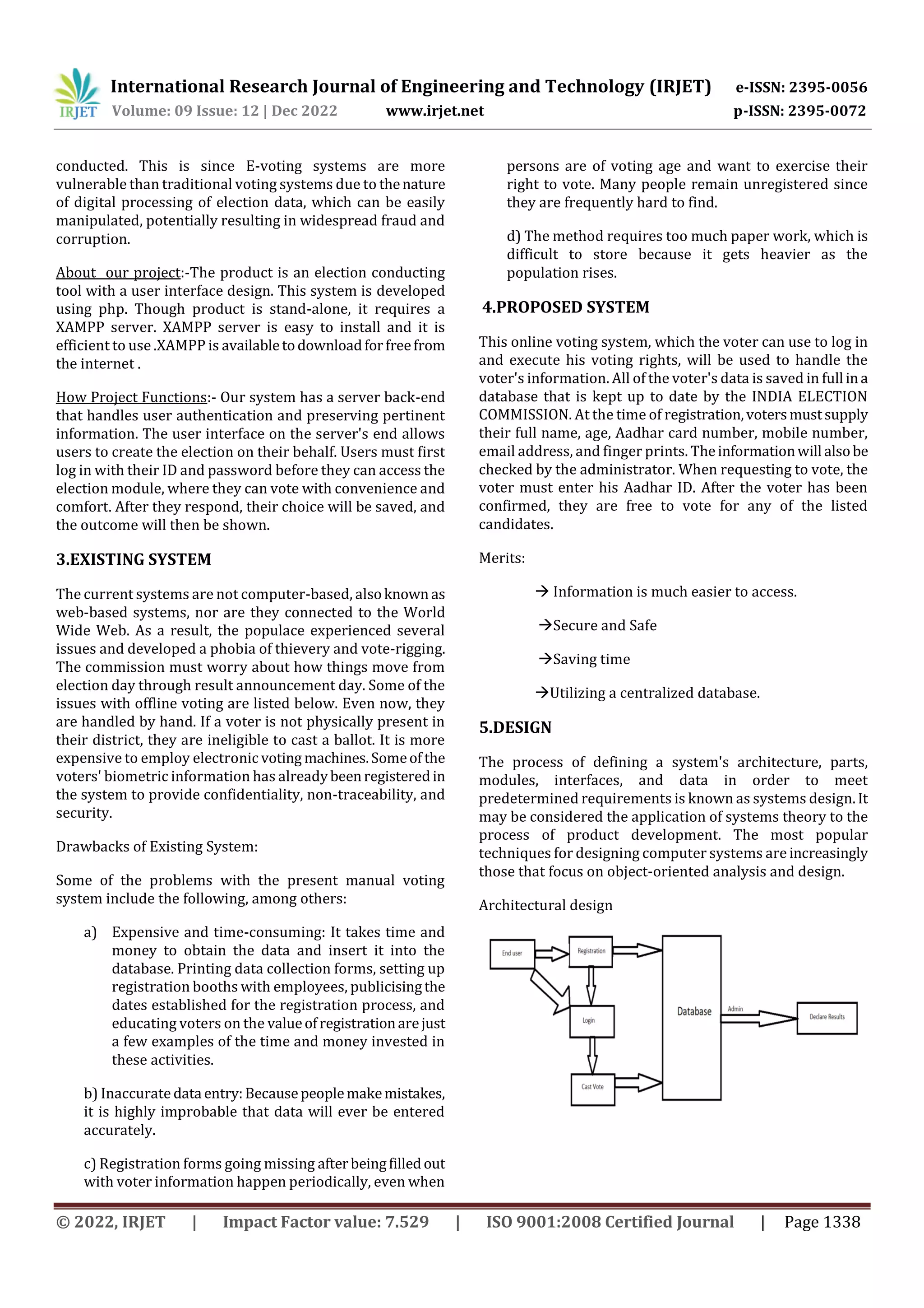 Online Voting System | PDF
