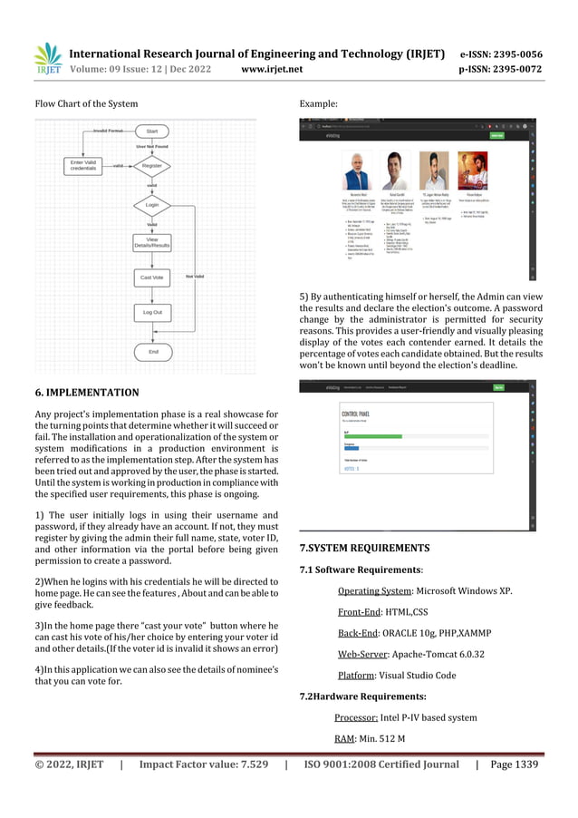 Online Voting System | PDF | Internet | Computing