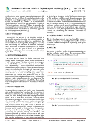 Phishing Website Detection Paradigm using XGBoost | PDF