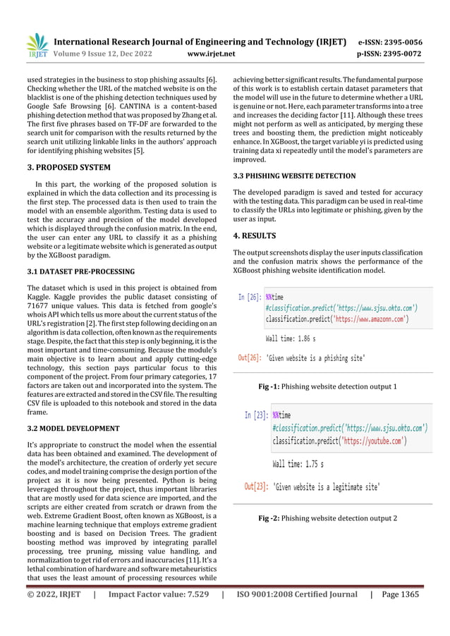 Phishing Website Detection Paradigm using XGBoost | PDF