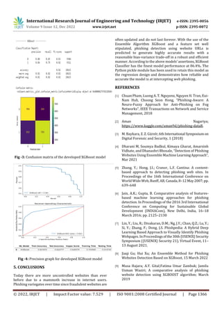 Phishing Website Detection Paradigm using XGBoost | PDF