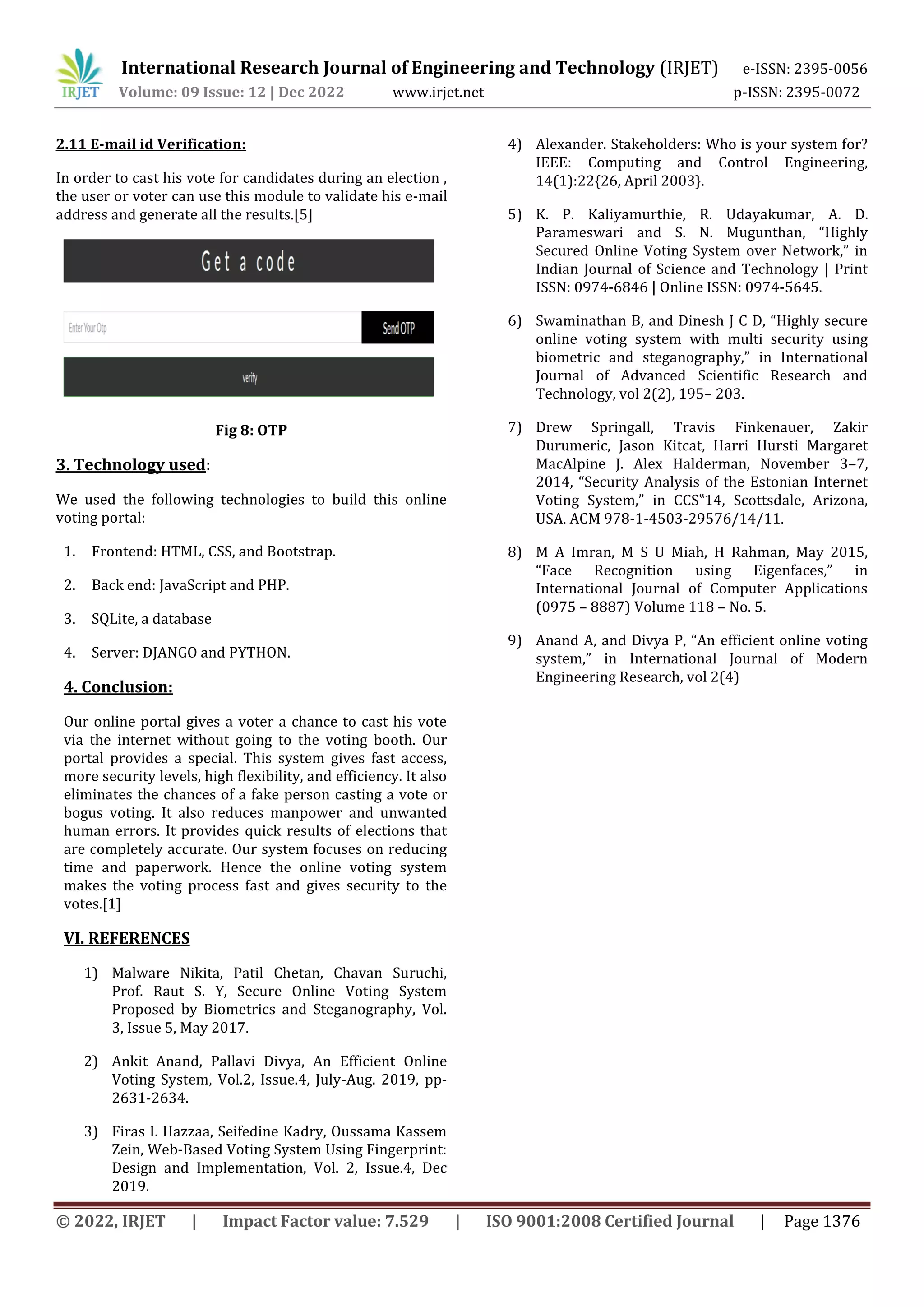 Online Voting System | PDF