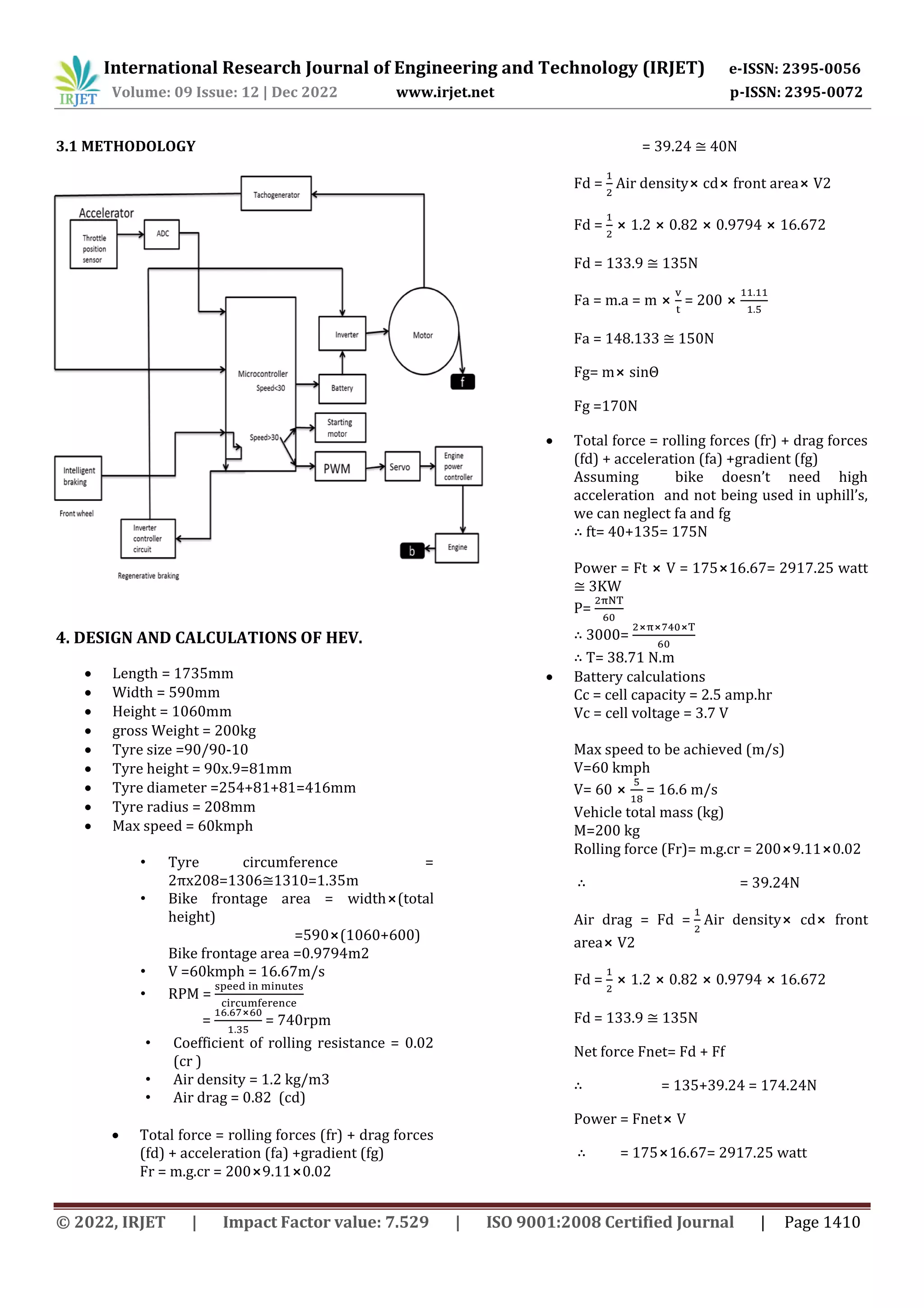 “DESIGN AND IMPLEMENTATION OF HYBRID ELECTRIC VEHICLE” | PDF