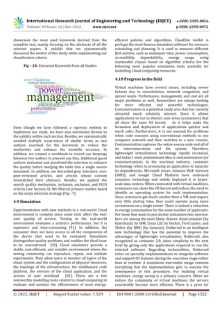 Energy Efficient Technologies for Virtualized Cloud Data Center: A Systematic Mapping Study (SMS ...