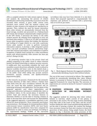 Traffic Monitoring Using Visual Big Data Analytics in Smart Cities | PDF
