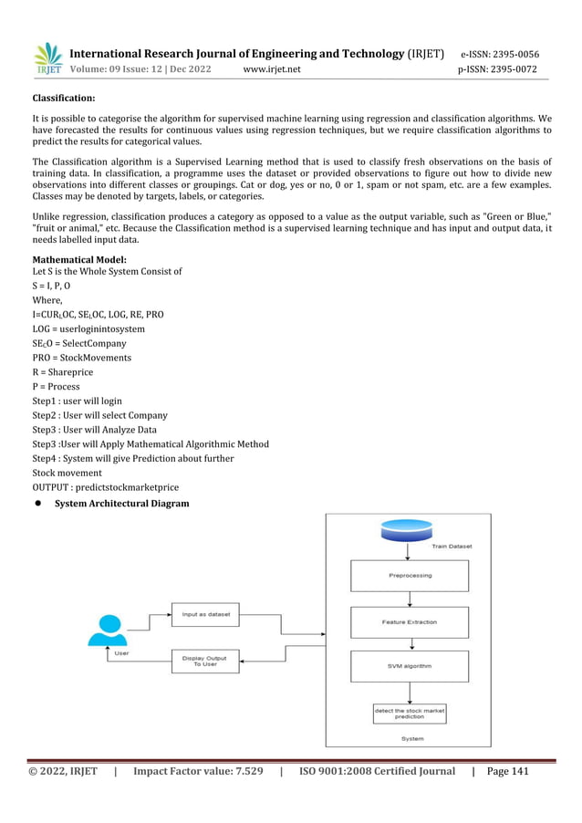 STOCK MARKET ANALYZING AND PREDICTION USING MACHINE LEARNING TECHNIQUES ...