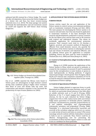 Application of Vetiver Grass Technology for Dump slope stabilization ...