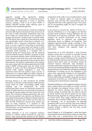 Classification of Software Defined Network Traffic to provide Quality ...